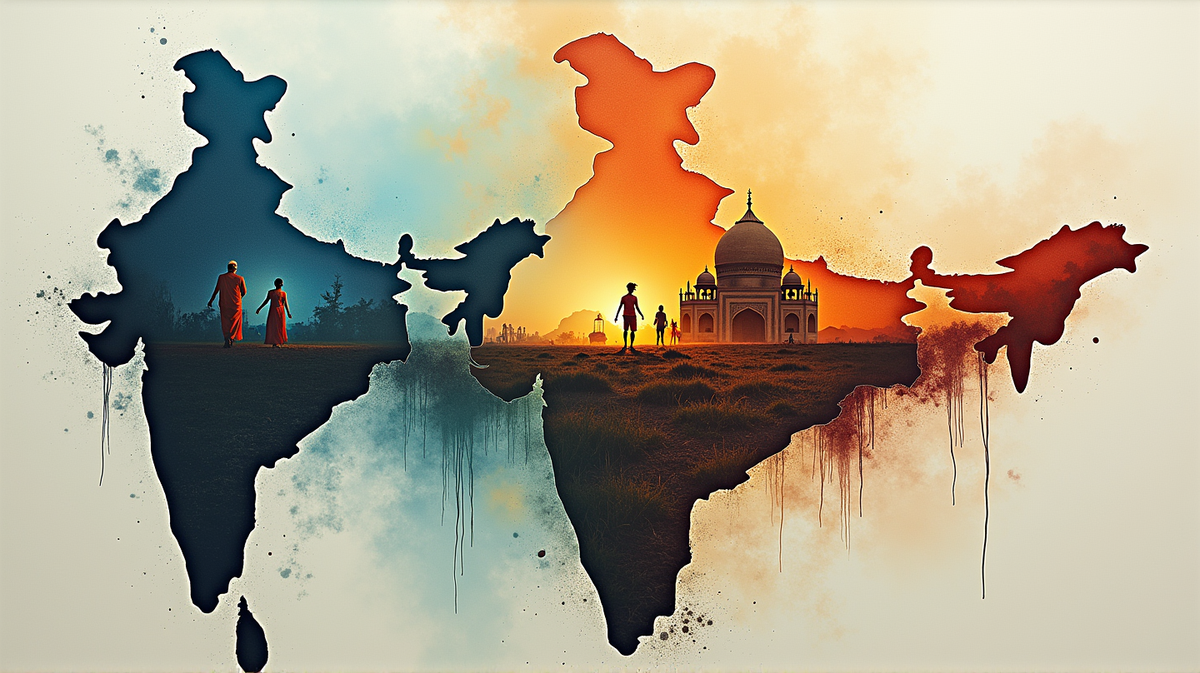 India's Divergent Paths: The Three Growing Apart
